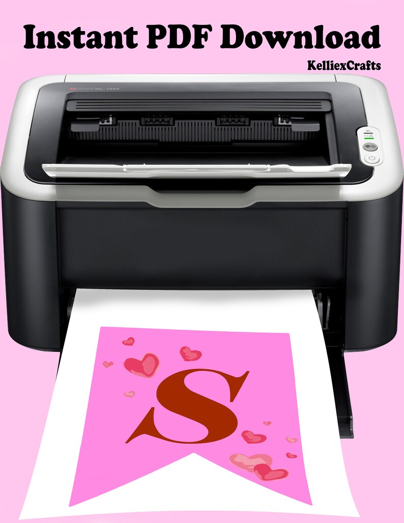 Printable Valentine's Day Decor Banner - Etsy