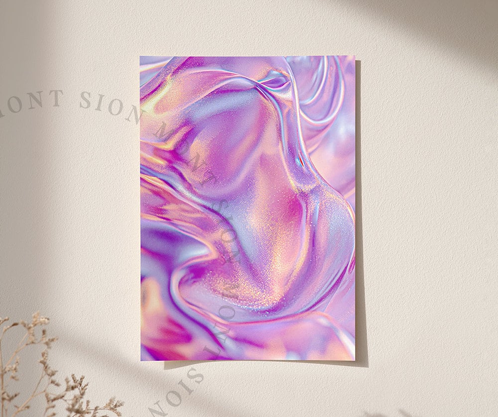 Holographic Digital Paper Pack, 3d Holographic Texture Images ...