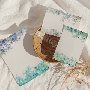 Frost Borders Clip Art Set, Blue/purple/green/glitter/aesthetic Clipart ...