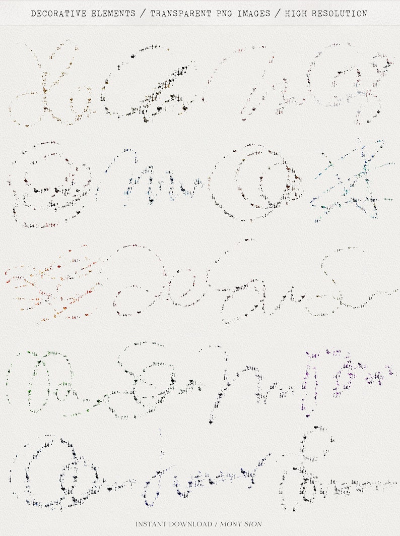 38 Abstract Doodle Clipart, Glitter Doodle/glitter Line Clip Art ...