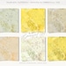 56 Yellow Abstract Clipart Set, Abstract Shapesgold Splattersseamless ...