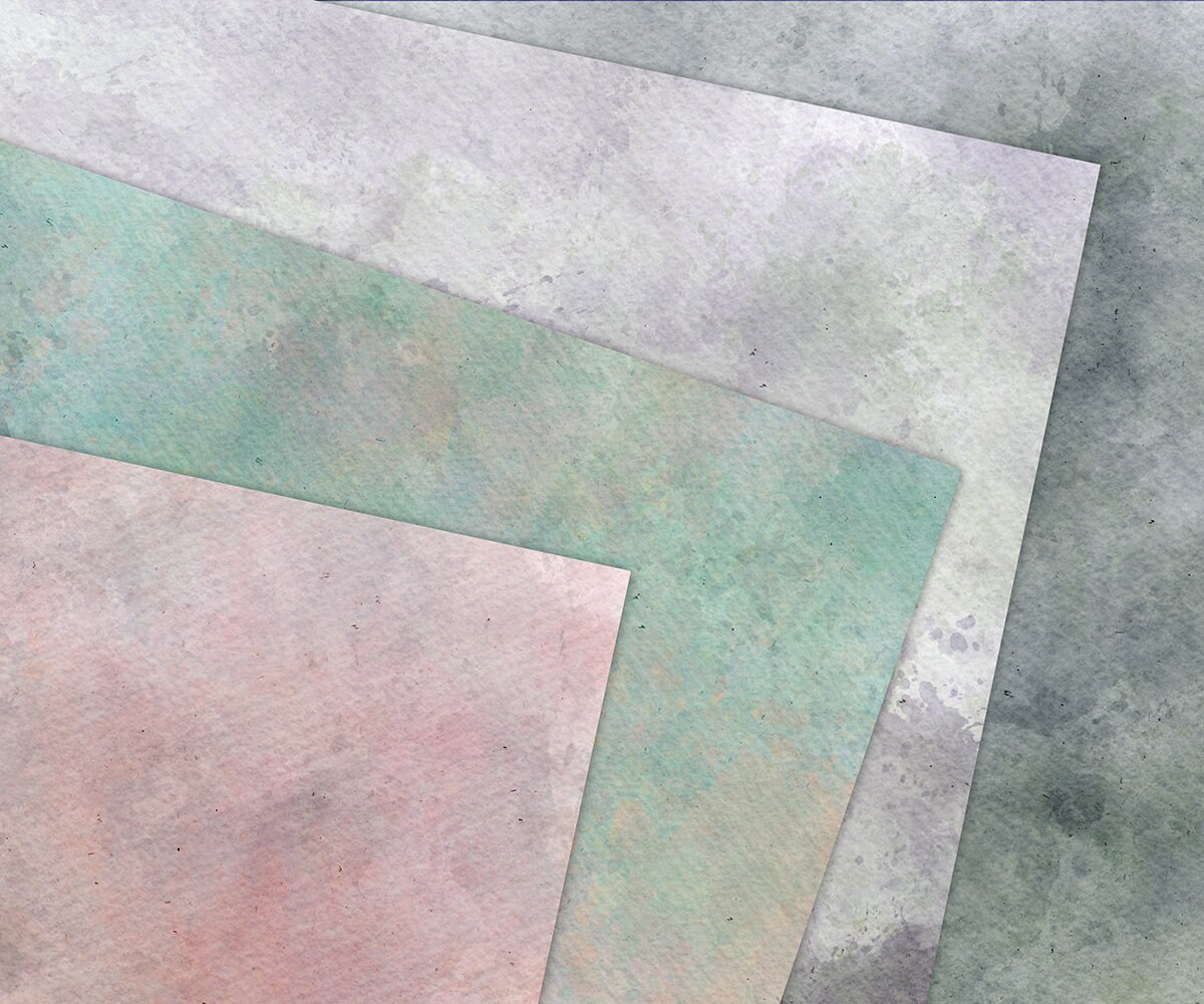 110 Huge Watercolor Digital Paper Pack, Watercolor Backgrounds ...