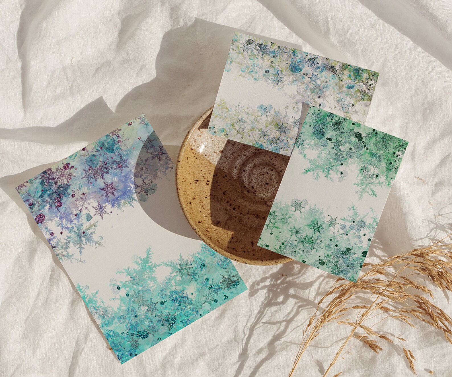 Frost Borders Clip Art Set - Etsy