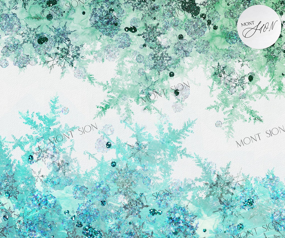 Frost Borders Clip Art Set - Etsy