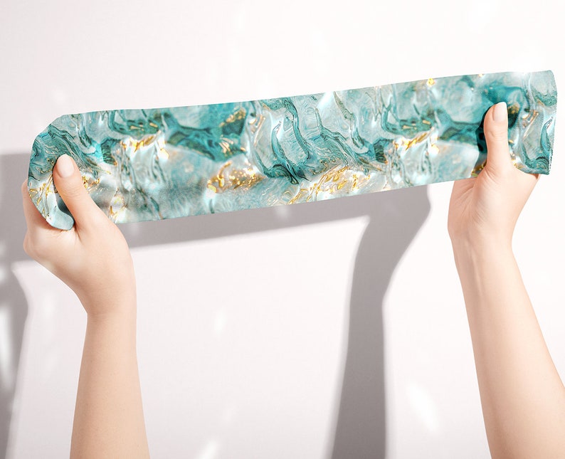 Radiant Solid Liquid Seamless Patterns, Blue Abstract Images, Seamless ...