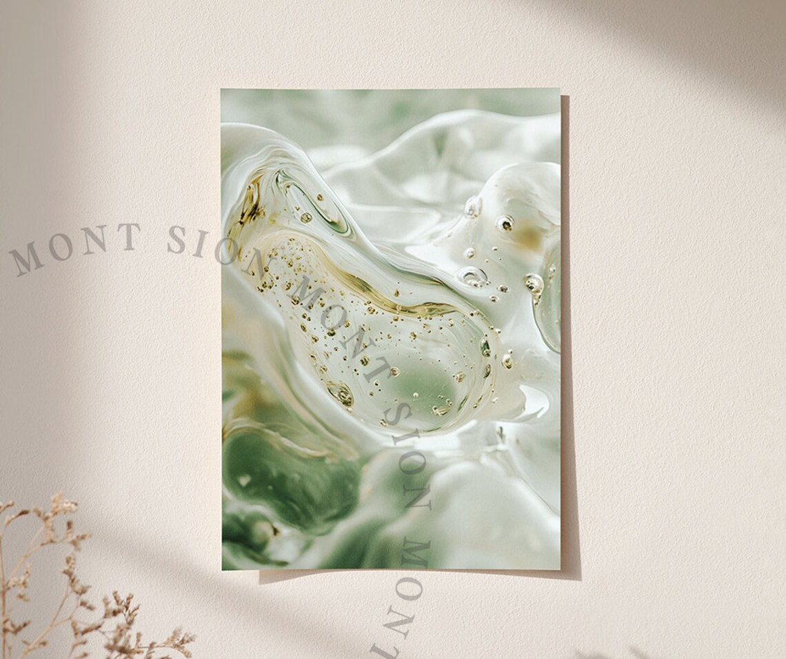 Abstract Liquid Digital Papers, 3D Abstract Fluid Forms, Aesthetic ...