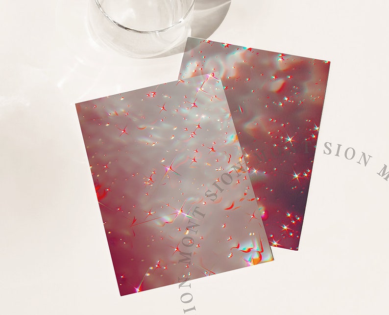 Starlight Glitter Digital Paper Pack, Starlight Overlays, Fantasy ...
