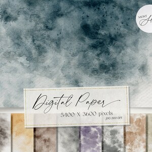 21 Watercolor Digital Papers, Watercolor Backgrounds, Watercolor ...
