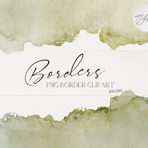 Gold Glitter Border - Etsy