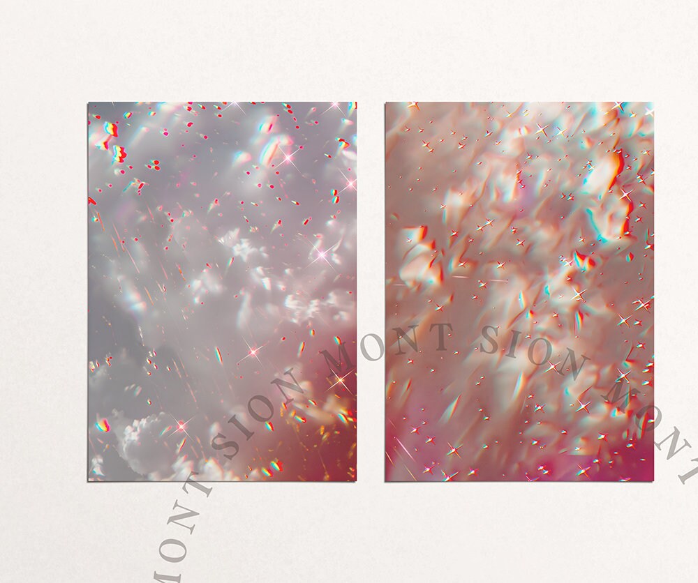 Starlight Glitter Digital Paper Pack, Starlight Overlays, Fantasy ...