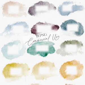 Watercolor Glitter Frame Clipart, Logo Frame PNG, Watercolor Border ...