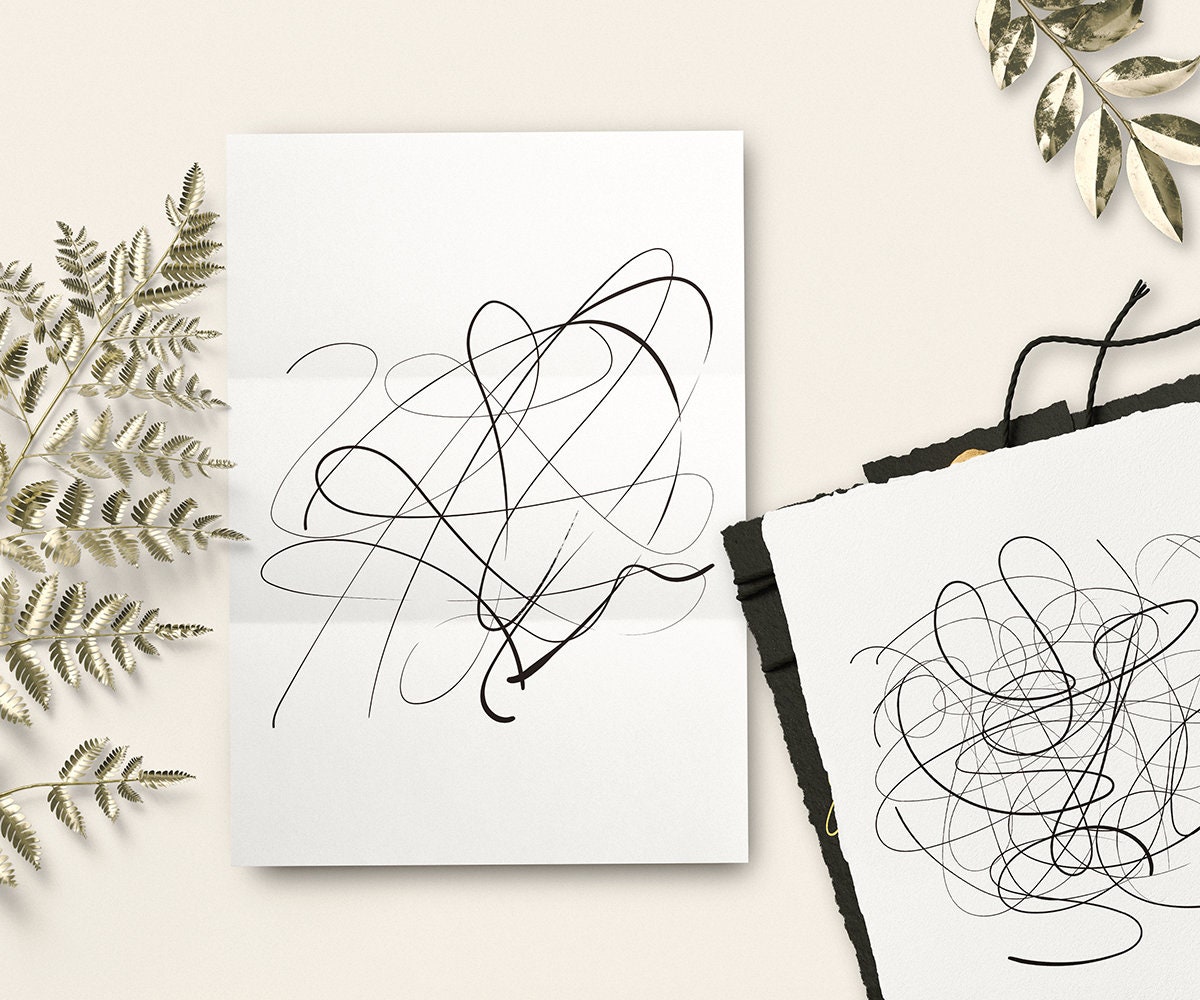 55 Line Doodles Clipart, Abstract Black Lines, Black Lines PNG, Line ...