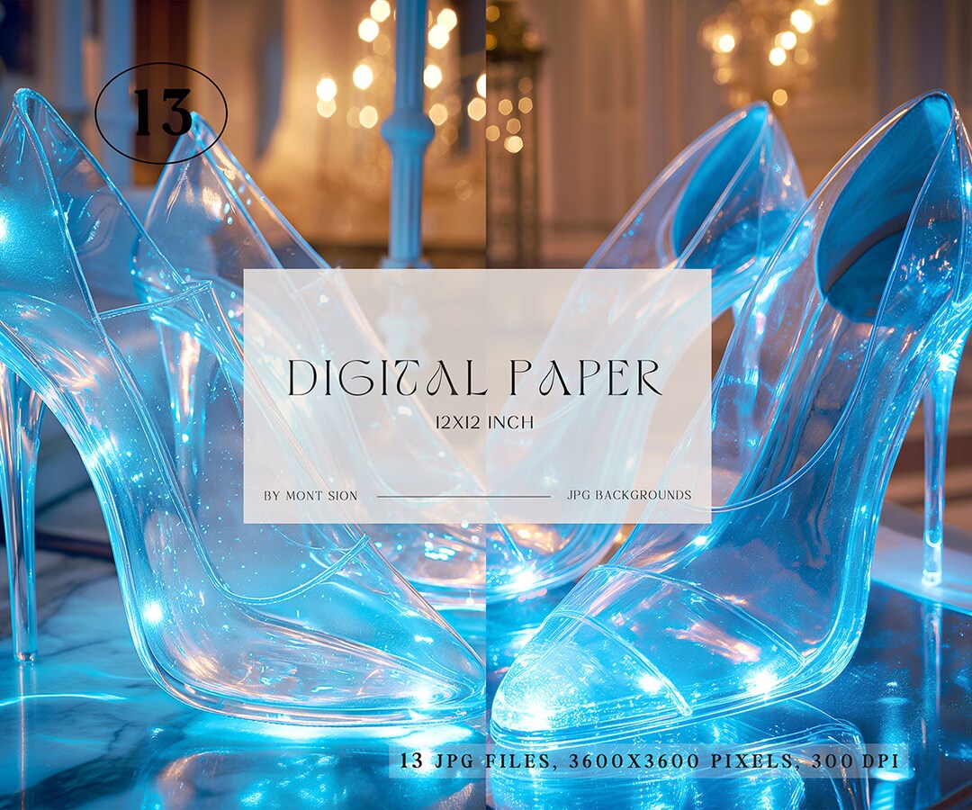 Clear Vinyl Heels Digital Papers, Fantasy Shoes Images, Aesthetic ...