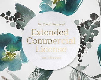 The Extended Commercial License, Unlimited Salescopies or Sales, SINGLE ...