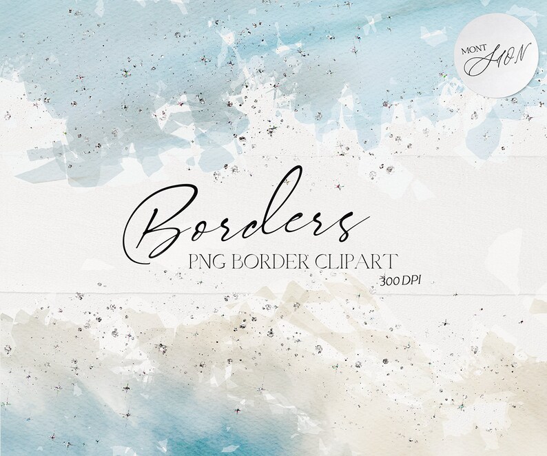 Abstract Borders Clipart, Abstract Glitter Borders, Transparent ...