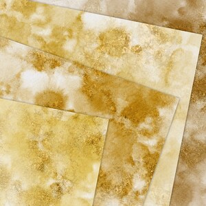 Abstract Digital Paper, Gold Watercolor Background, Gold Abstract ...