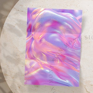 Holographic Digital Paper Pack, 3d Holographic Texture Images ...