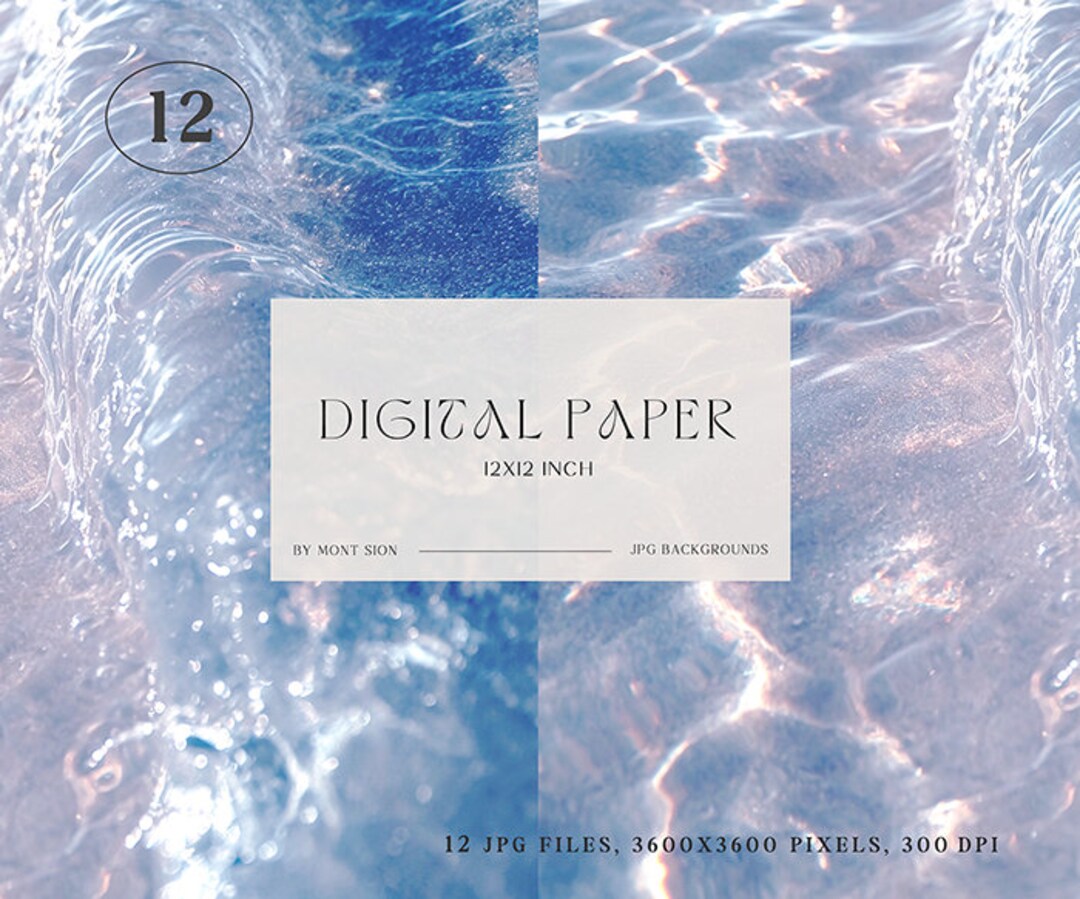 Abstract Water Digital Papers, Water Gel/water Ripple Art Images ...