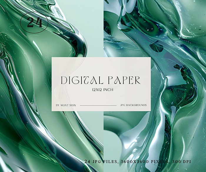 Abstract Liquid Digital Papers, 3D Abstract Fluid Forms, Aesthetic ...