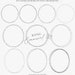 Black Sparkle Frames Clip Art Set, Glitter Circle/round Border Frames ...