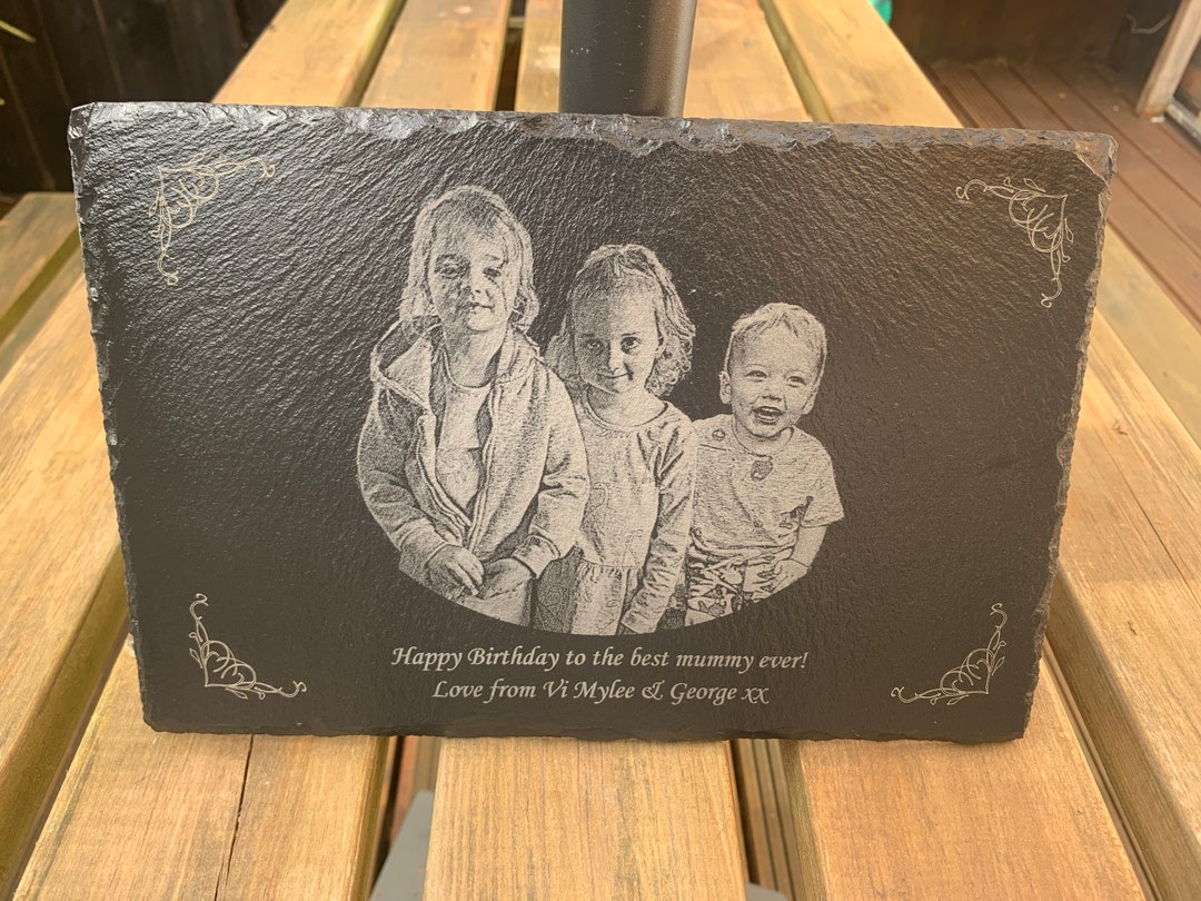 Rectangle Laser Engraving Slate - Etsy UK