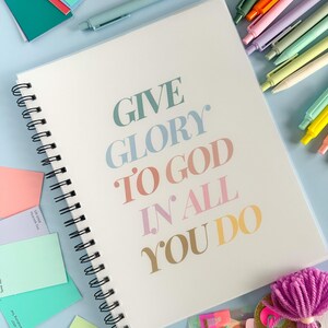 Christian Daily Planner, Wire Binding, 50 Pages, Daily Schedule, To-do ...