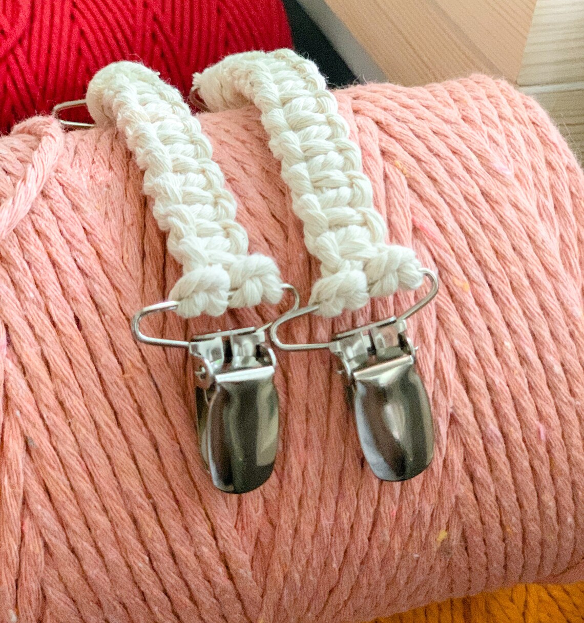 Macrame Mitten Clips Macrame Mitten Savers Boho Mitten Clips - Etsy