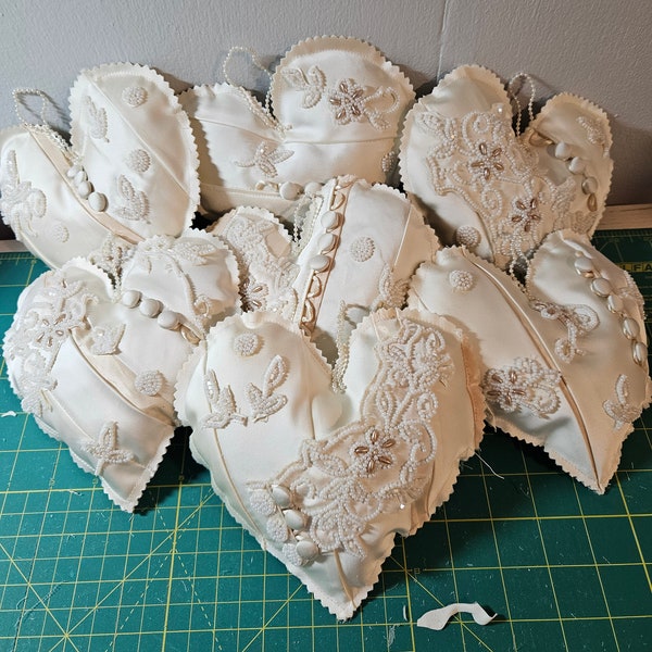 Ornaments From Wedding Dress - Etsy