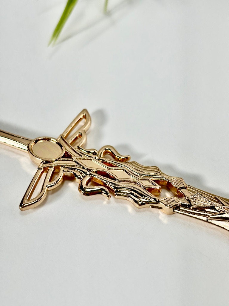 Sword Hair Stick, Fantasy Hair Pin, Cosplay Accessory, Sword Bun Holder ...