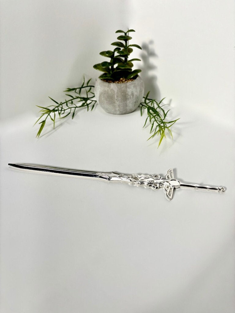 Sword Hair Stick, Fantasy Hair Pin, Cosplay Accessory, Sword Bun Holder ...