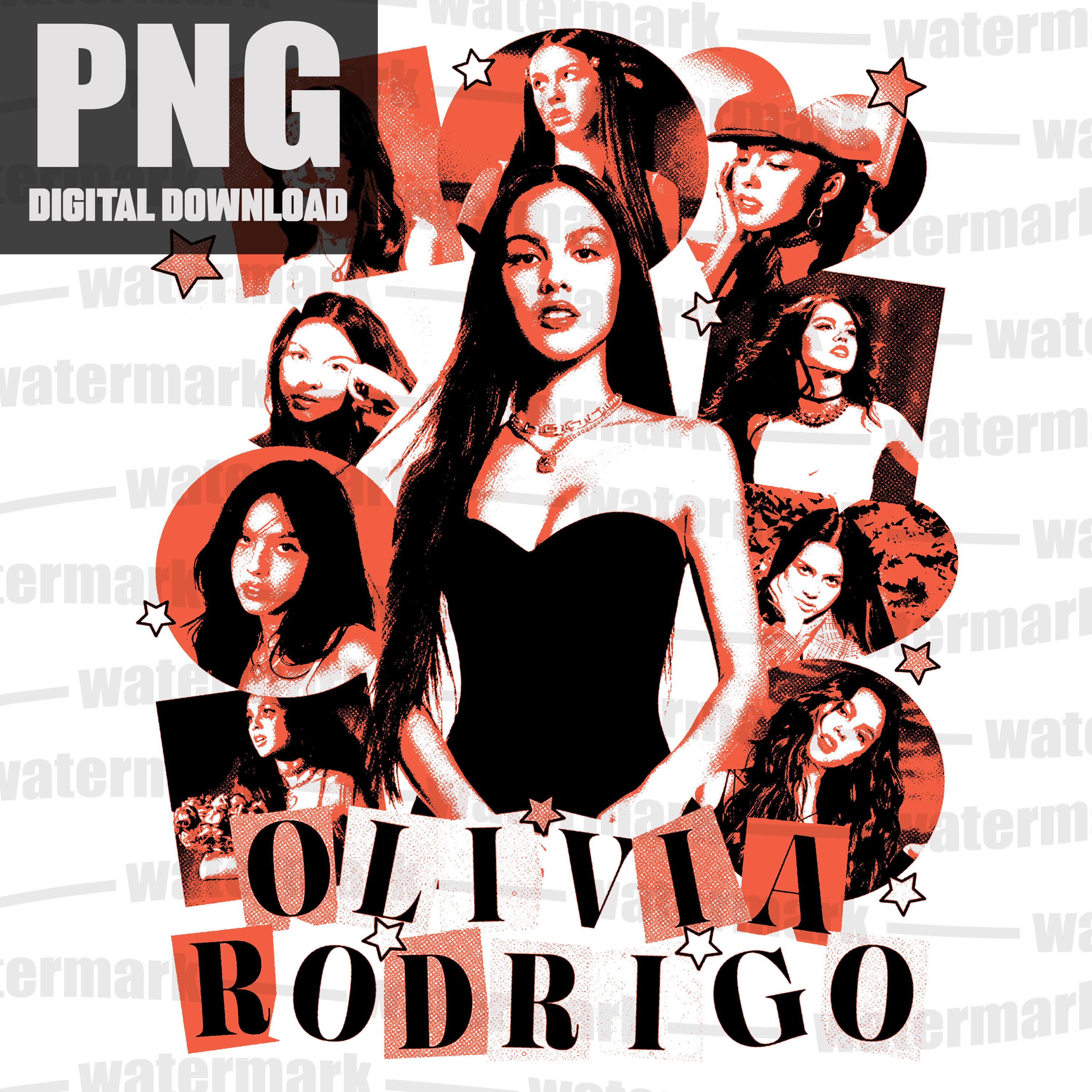 Olivia Rodrigo PNG Shirt Design | Digitaldownload | Vintage Graphic Tee ...