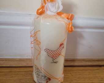Chicken Candle | Etsy