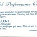 Famous ©job Performance Card - Etsy
