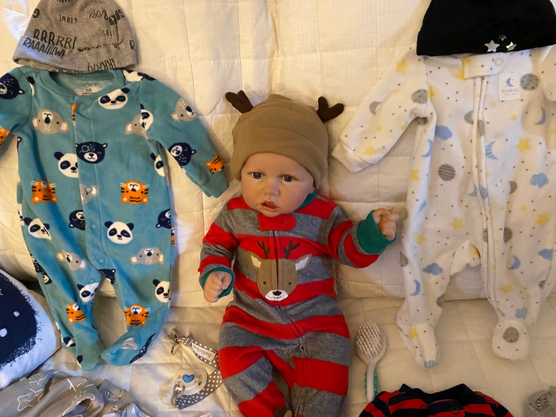Beautiful Reborn Baby Boy toby Doll Complete With 100% 17pc - Etsy