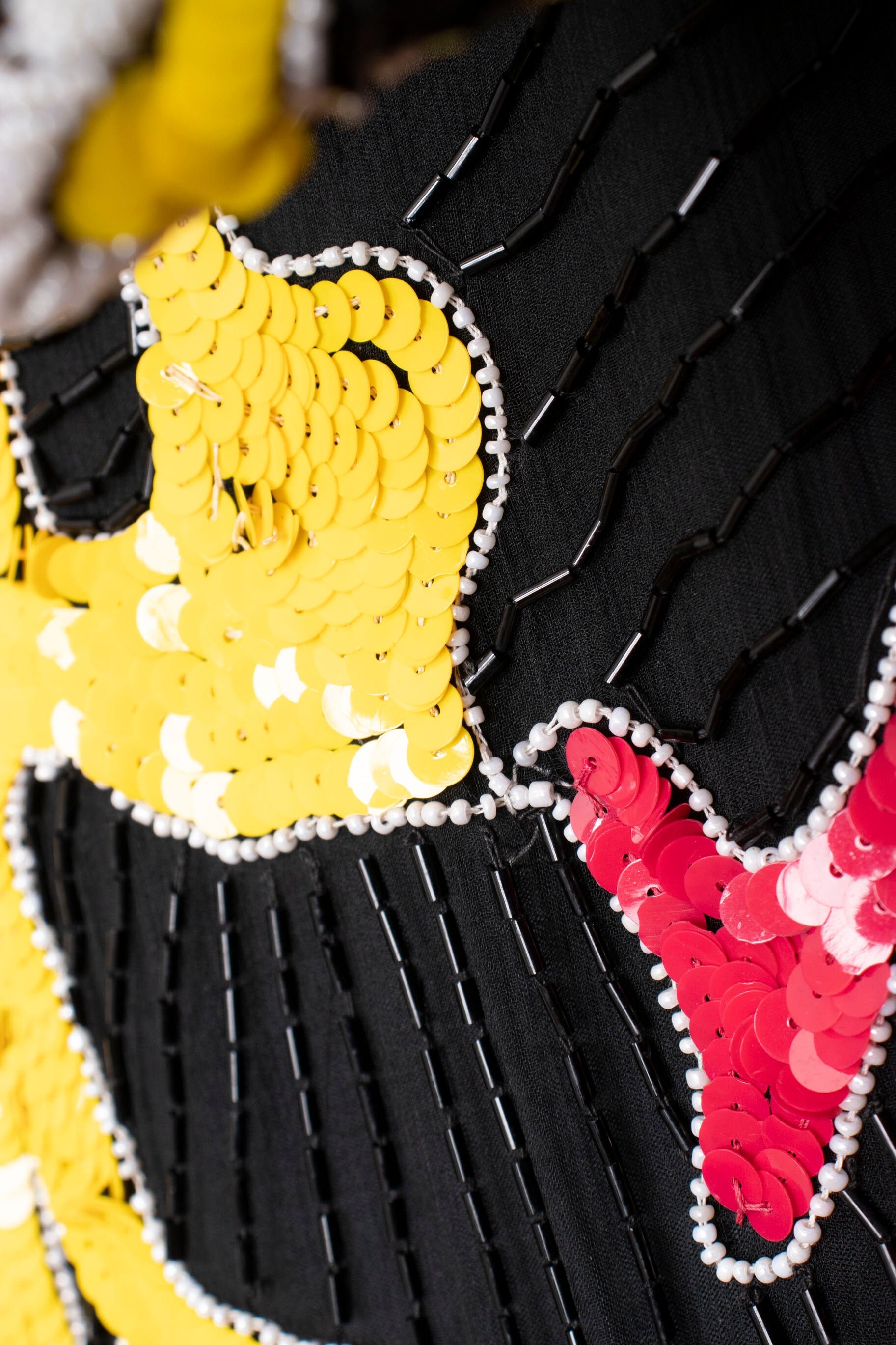 80s Sequin Color Splash Dress M - Etsy