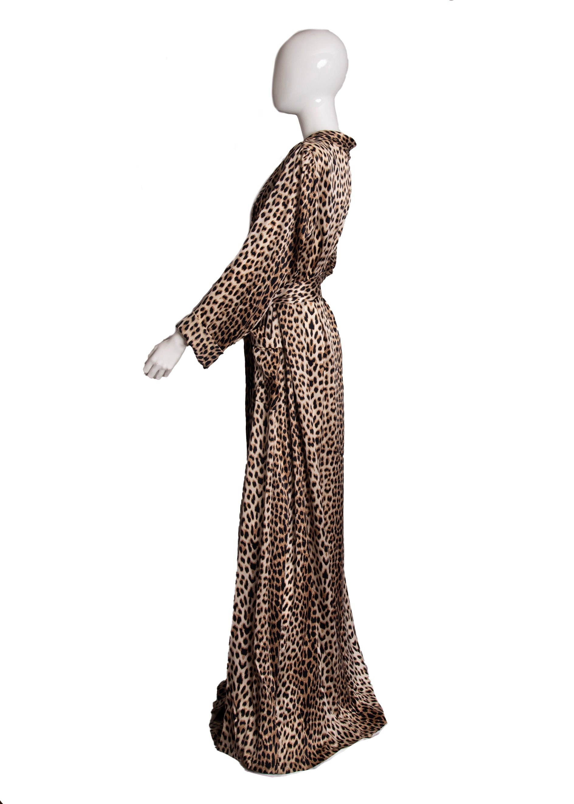 Steven Tyler’s Silk Leopard Robe OS - Etsy