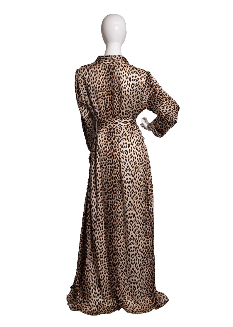 Steven Tyler’s Silk Leopard Robe OS - Etsy