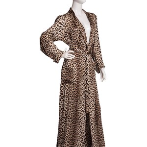 Steven Tyler’s Silk Leopard Robe OS - Etsy