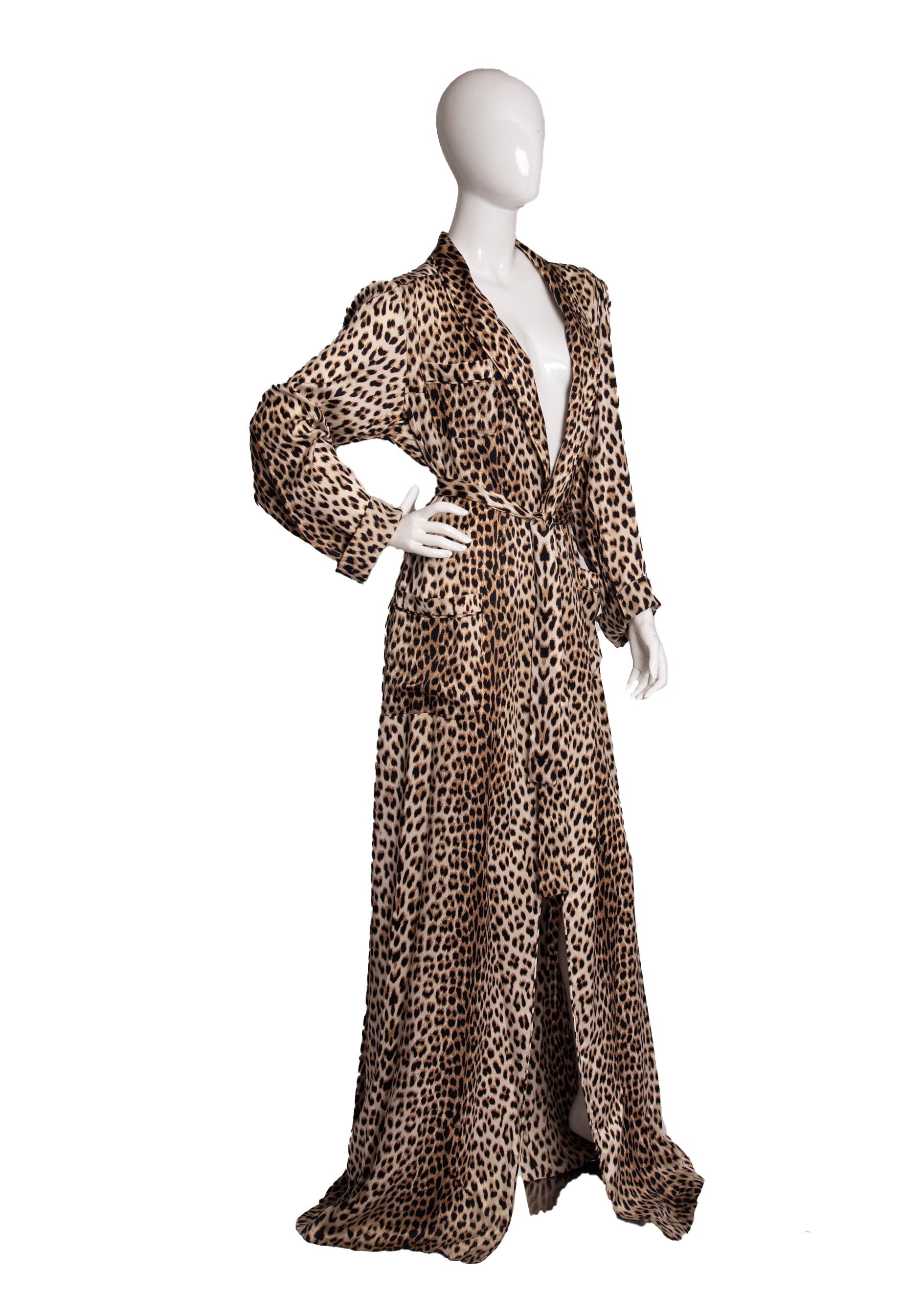 Steven Tyler’s Silk Leopard Robe OS - Etsy