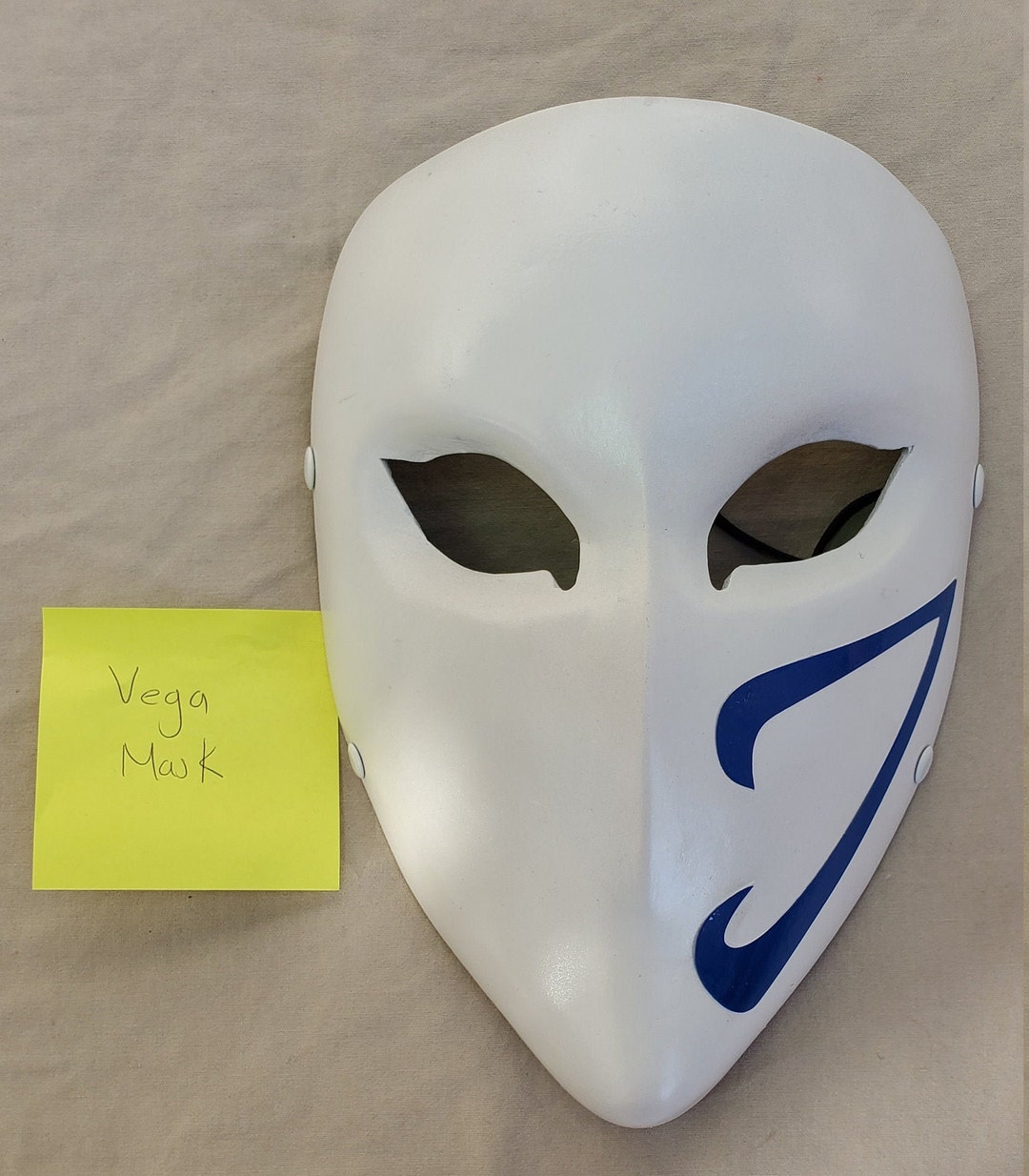 Vega Mask Street Fighter Cosplay, Costume Handmade Full Face Mask - Etsy UK