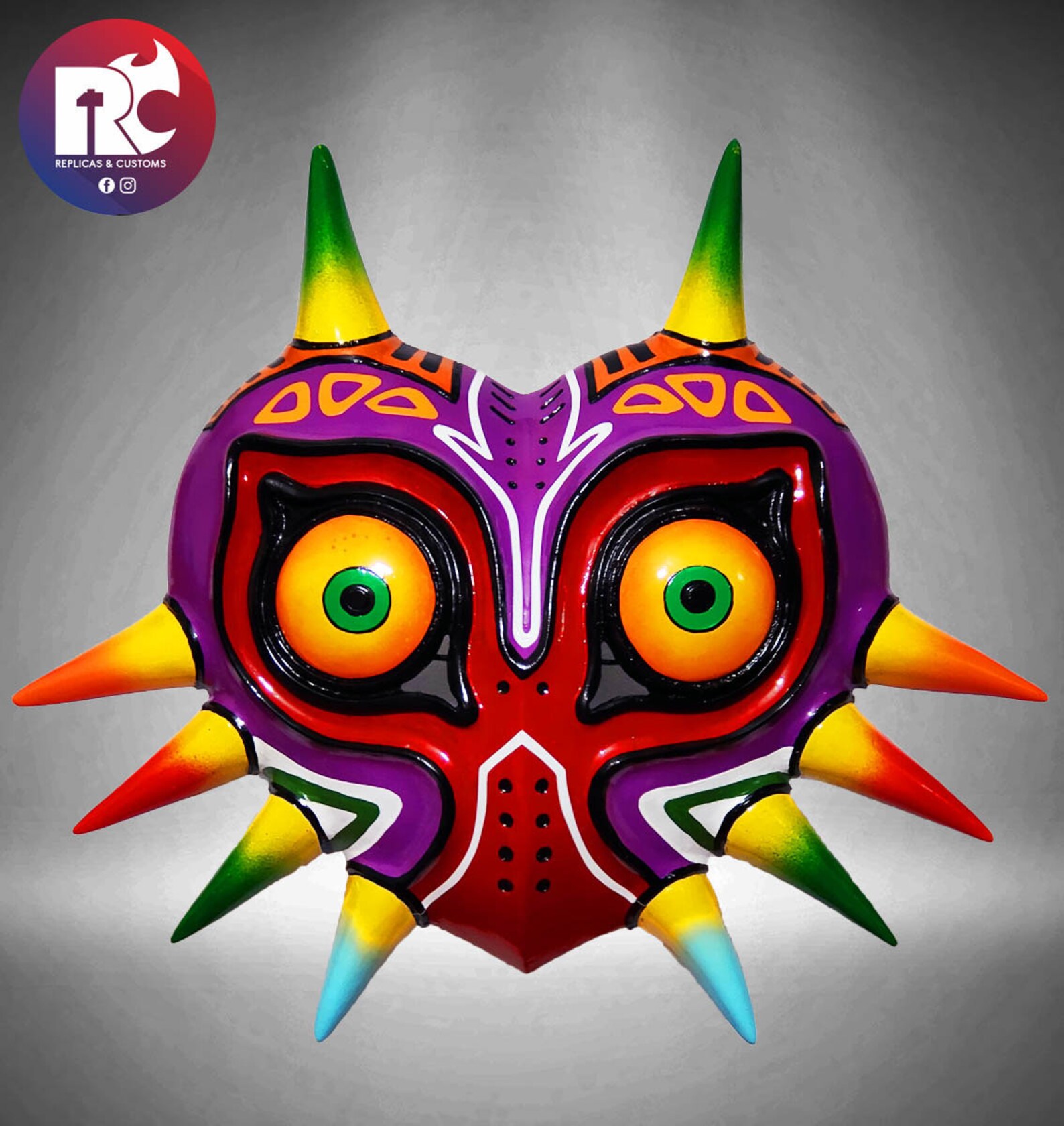 Majora's Mask the Legend of Zelda Full Face Mask, Handmade - Etsy