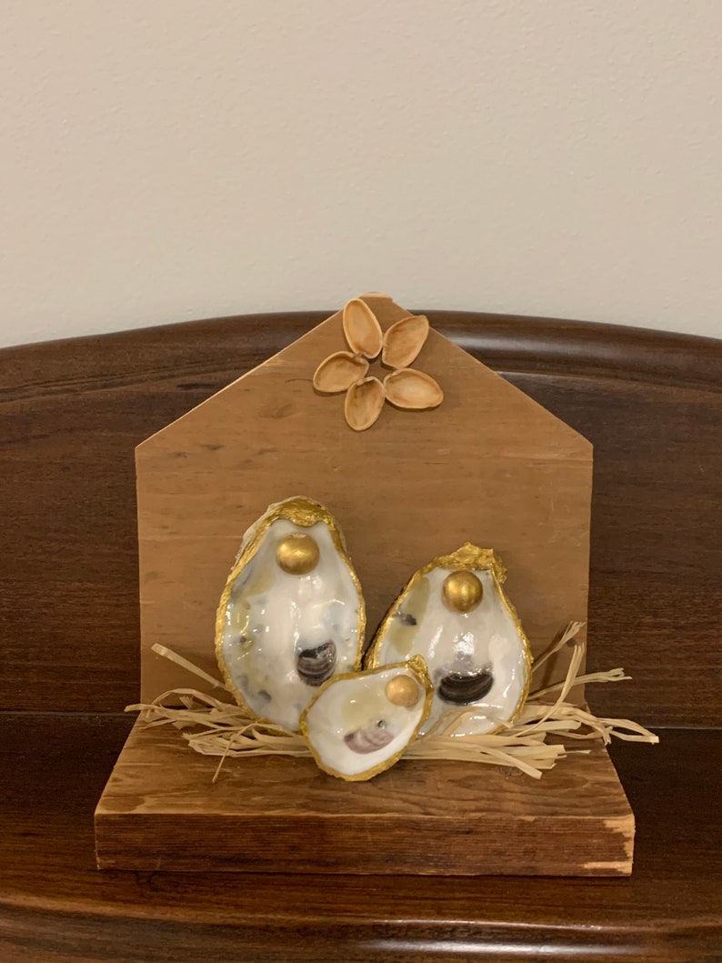 Oyster Shell Nativity Scene - Etsy