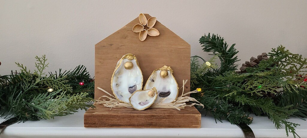 Oyster Shell Nativity Scene - Etsy