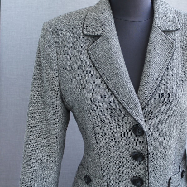 Wool Cropped Jacket - Etsy