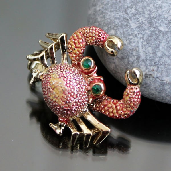 Crab Pin - Etsy