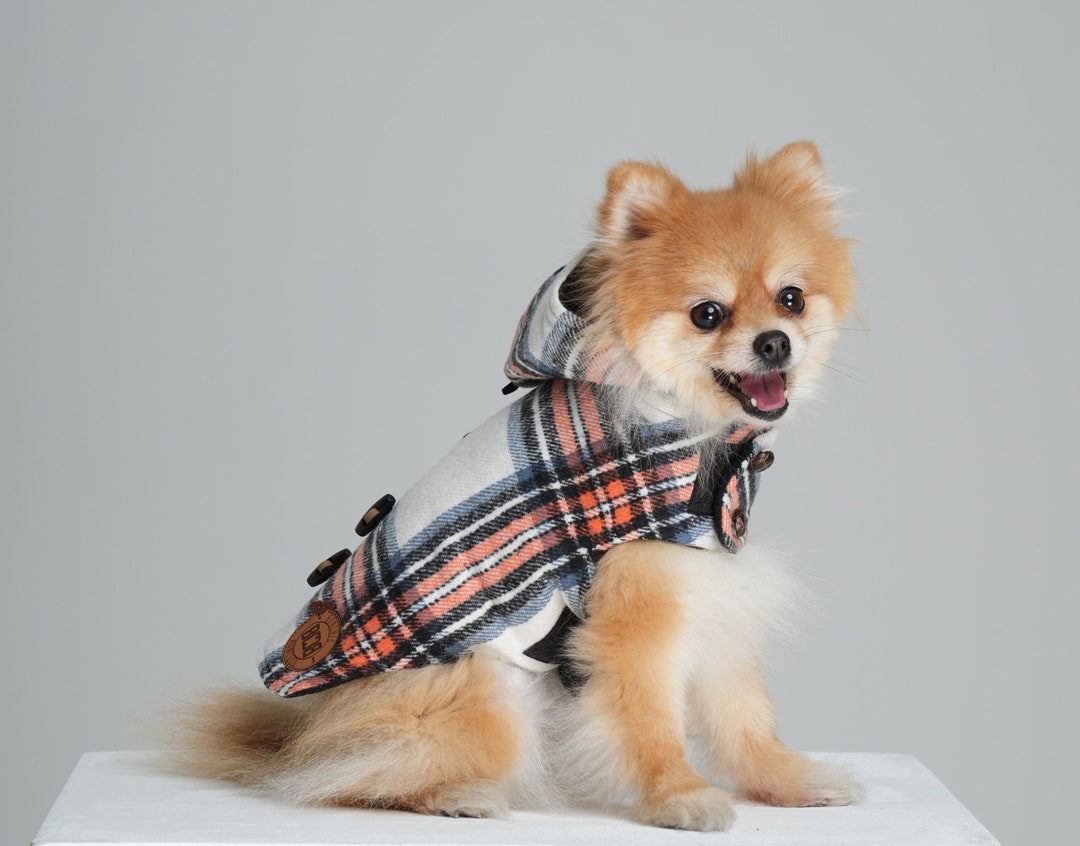 BCBC Duffle Coat, Small Medium Dogs Jacket, Handmade, Dog Clothes ...