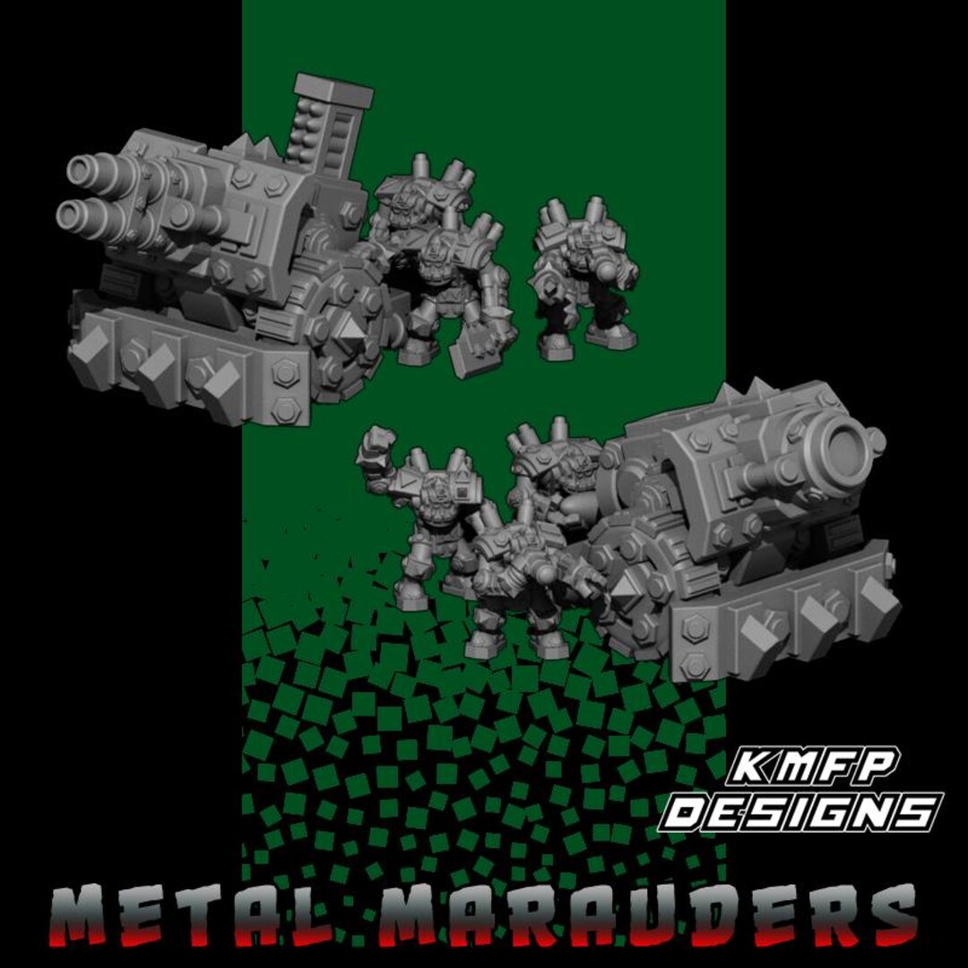 Artillery (x1) | Metal Marauders/orcs | 8mm | KMFP Designs - Etsy