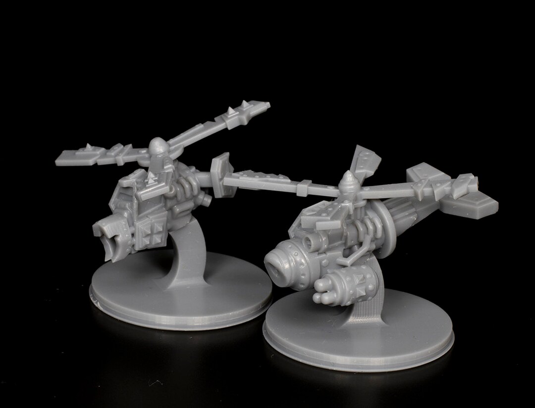 Light Helicopters x2 Orcs Raider of Cendre 6/8mm Scale - Etsy
