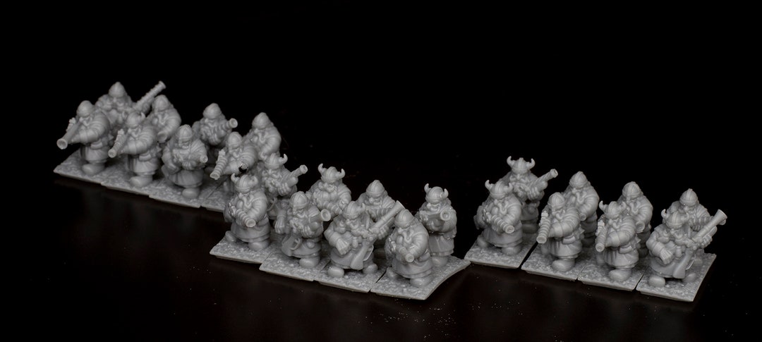 Musketeers | Dwarfs | Varus Miniatures | 10mm Scale - Etsy