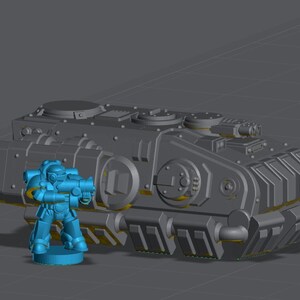 Grav-attack Tanks (x3) | Orbital Knights | 8mm | KMFP Designs - Etsy